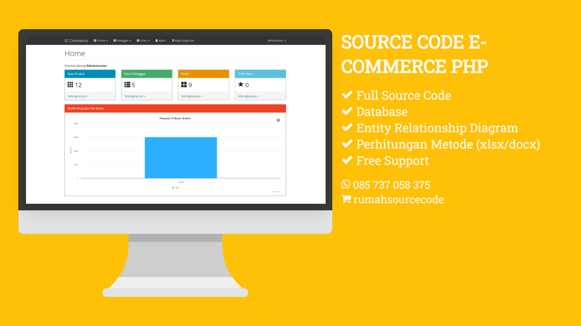 Source Code E-Commerce PHP - TugasAkhir.Id